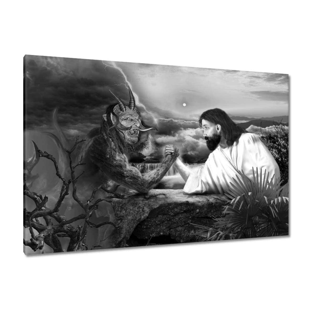 Obraz Walka Dobra ze Złem, 120x80cm - ZeSmakiem | Sklep EMPIK.COM