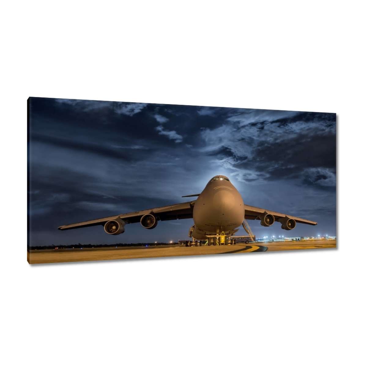 Obraz Wielki samolot Lotnisko, 115x55cm - ZeSmakiem | Sklep EMPIK.COM