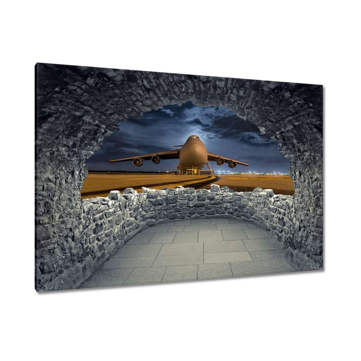 Obraz Wielki samolot Lotnisko, 120x80cm - ZeSmakiem | Sklep EMPIK.COM