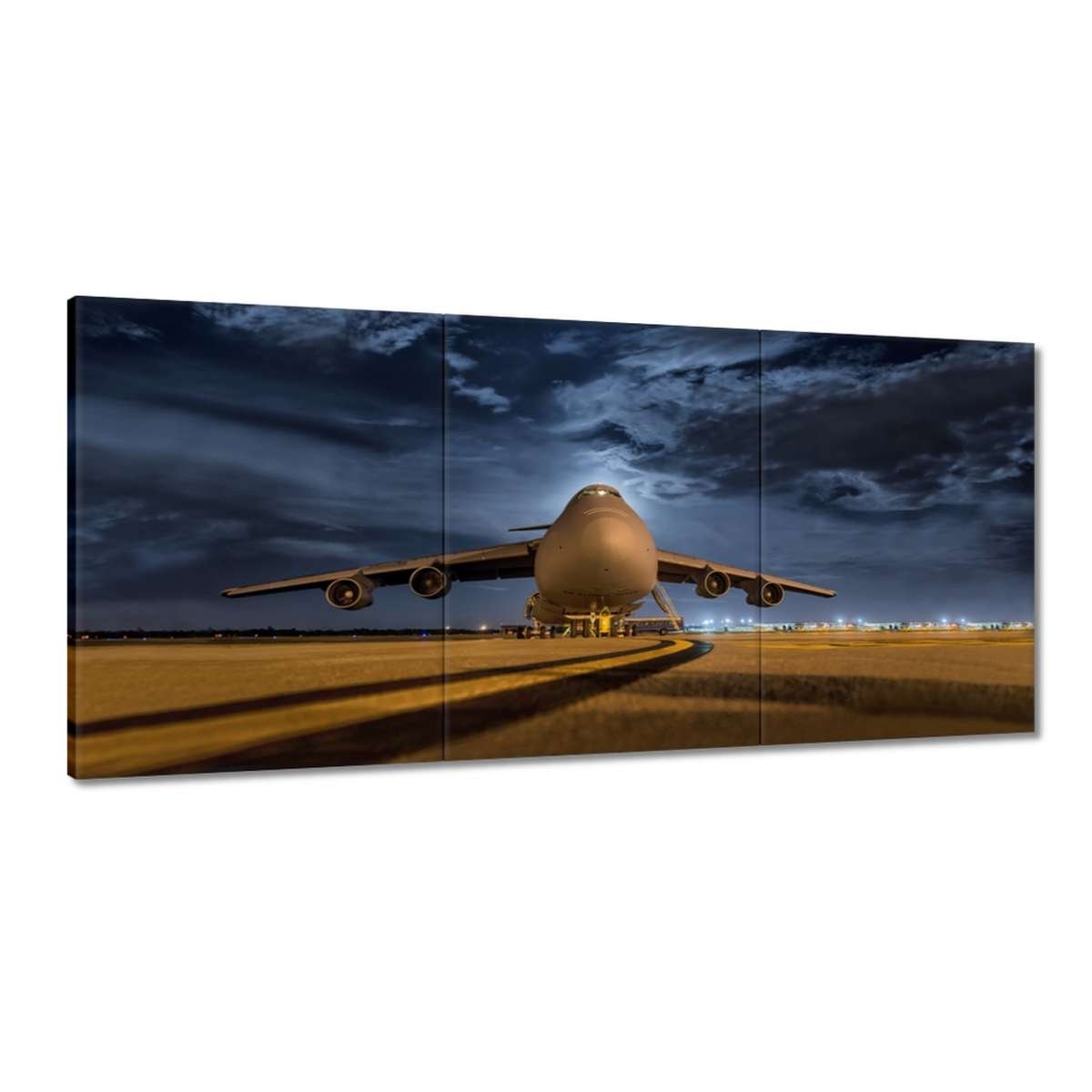 Obraz Wielki samolot Lotnisko, 210x100cm - ZeSmakiem | Sklep EMPIK.COM