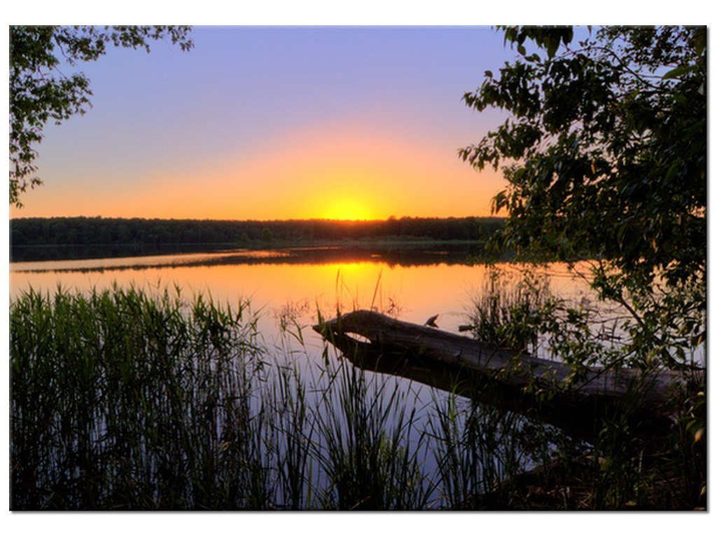 Obraz Zachodzące słońce, 100x70 cm - Oobrazy | Sklep EMPIK.COM