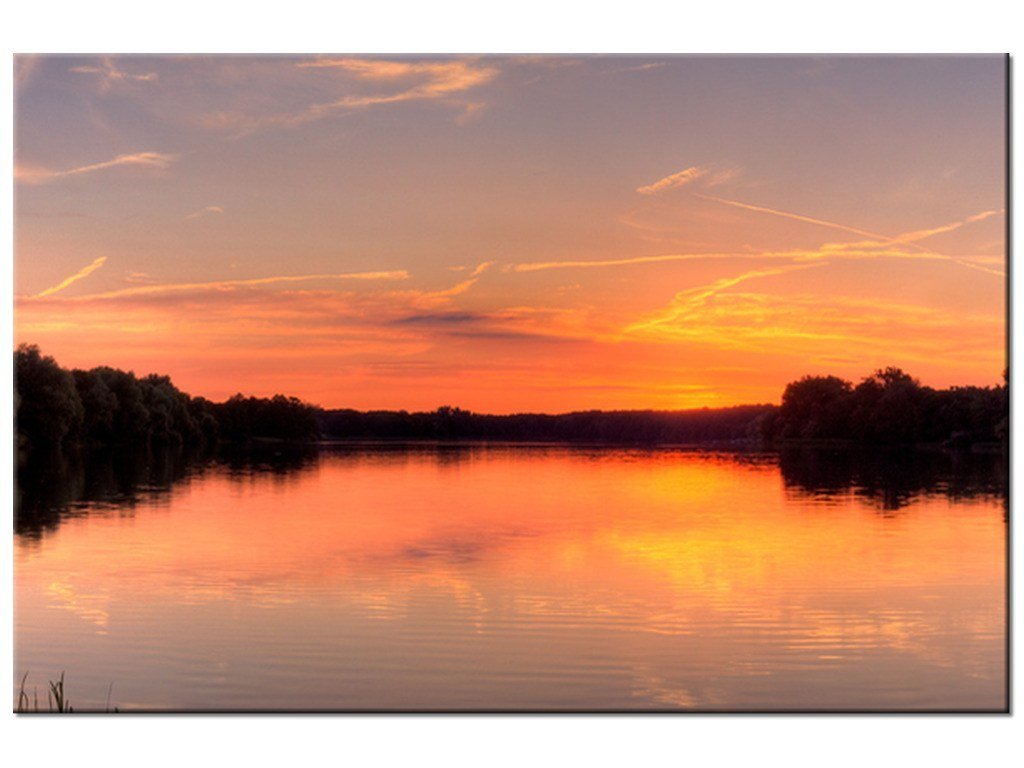 Obraz Zachodzące słońce, 90x60 cm - Oobrazy | Sklep EMPIK.COM