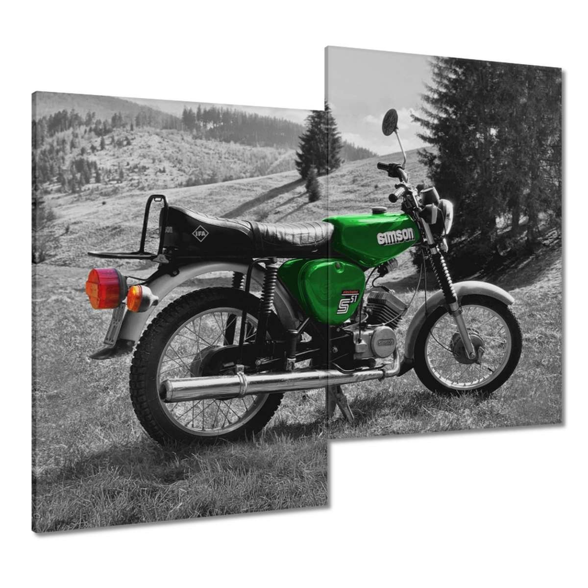 Obraz Zielony Simson S51 E, 80x70cm - ZeSmakiem | Sklep EMPIK.COM