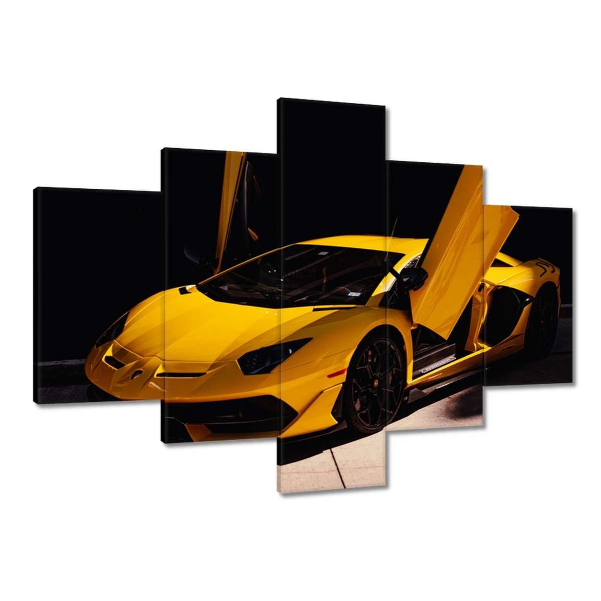 Obraz Żółte sportowe auto, 100x70cm - ZeSmakiem | Sklep EMPIK.COM