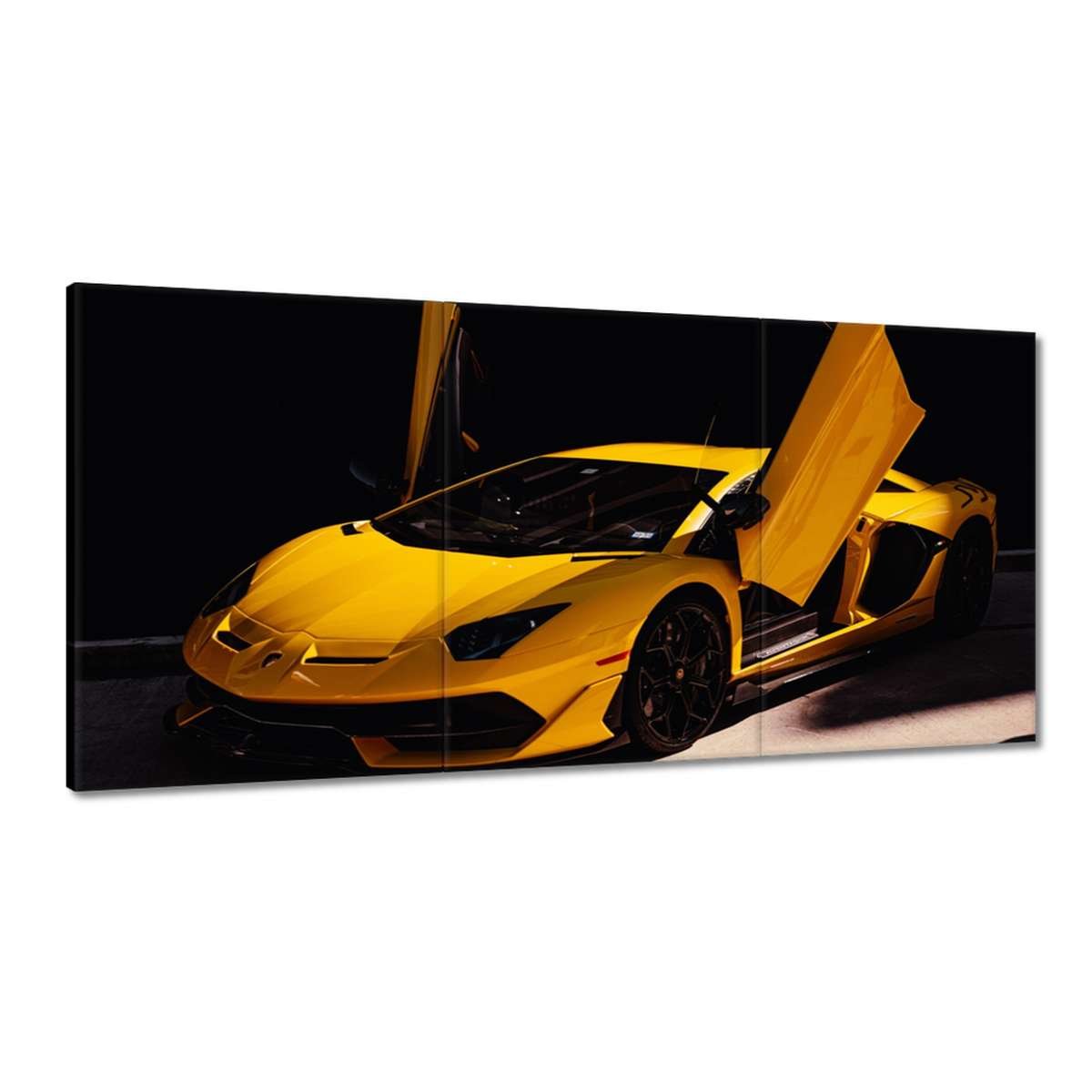 Obraz Żółte sportowe auto, 120x60cm - ZeSmakiem | Sklep EMPIK.COM