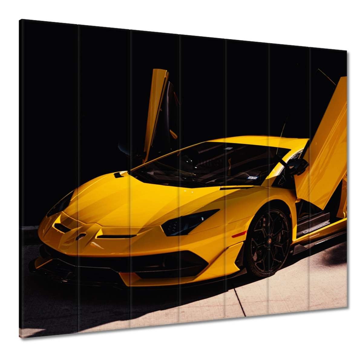 Obraz Żółte sportowe auto, 210x195cm - ZeSmakiem | Sklep EMPIK.COM