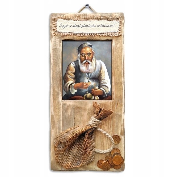 OBRAZ ŻYDA ŻYD LICZĄCY PIENIĄDZE NA SZCZĘŚCIE - Inna marka | Sklep ...