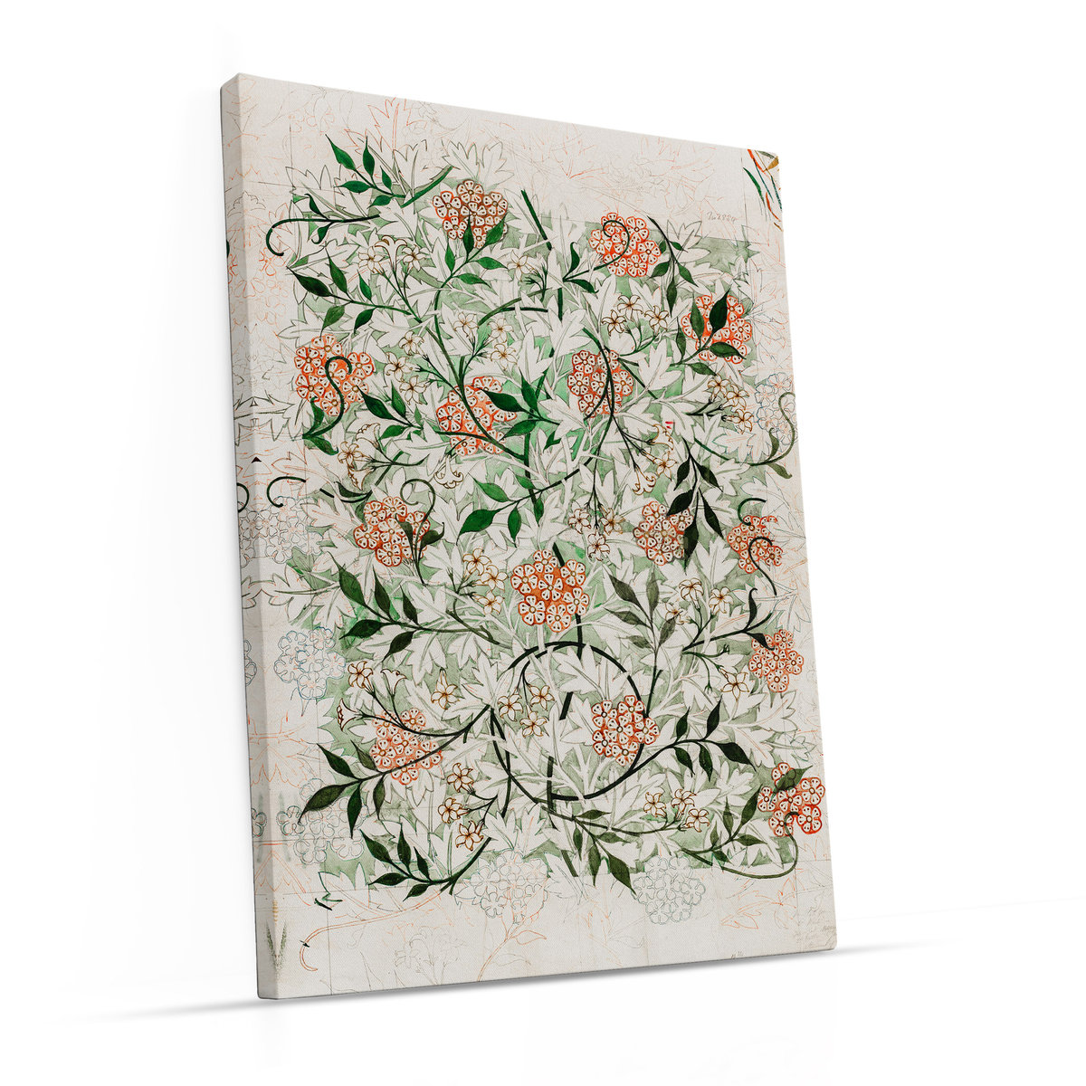 Obrazy na płótnie reprodukcja William Morris Wzór Jasmine - Premium ... Obrazy na płótnie reprodukcja William Morris Wzór Jasmine - Premium ...
