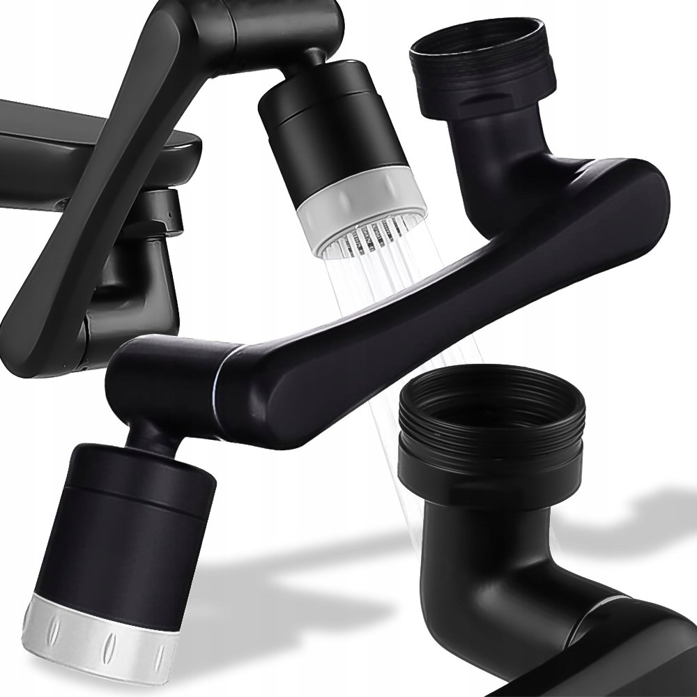 OBROTOWA PRZEDŁUŻKA PRZEDŁUŻACZ DO KRANU BATERII ADAPTER AREATOR ...