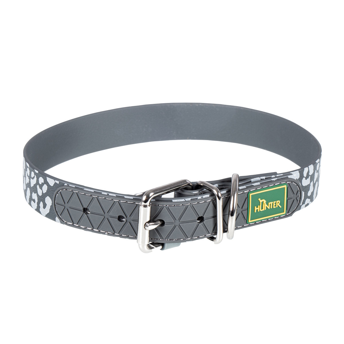 Obroża Convenience Reflect Leopard 55 szara - HUNTER | Sklep EMPIK.COM