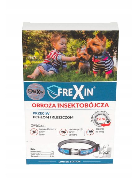 Obroża insektobójcza FreXin dla psa 35 cm - Laboratorium Organiczne ...