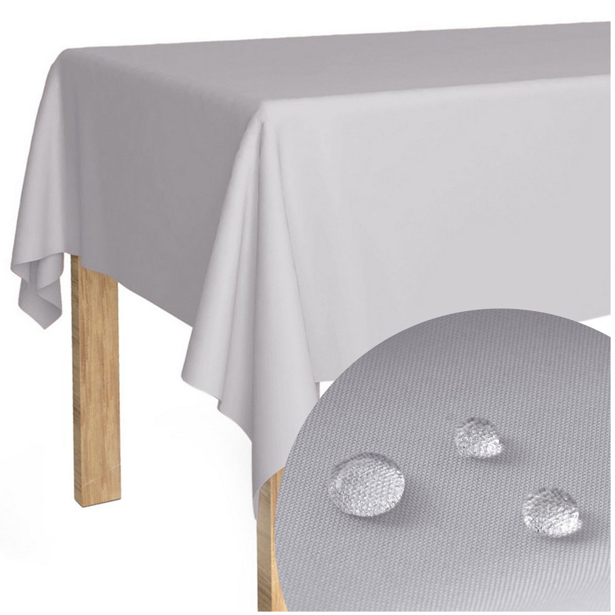 Obrus 140x200 Plamoodporny Klasyczny Savio Szary - Łóżkoholicy | Sklep EMPIK.COM