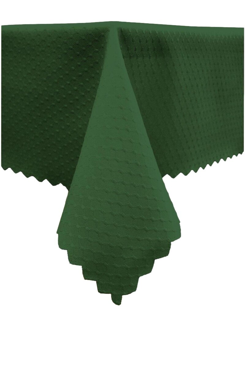 Obrus 180 cm okrągły Gala plamoodporny zielony zieleń butelkowa - Inna ...