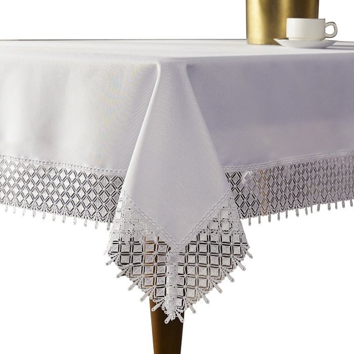 Obrus elegancki z gipiurą 140x320 053 kremowy - Inna marka | Sklep EMPIK.COM