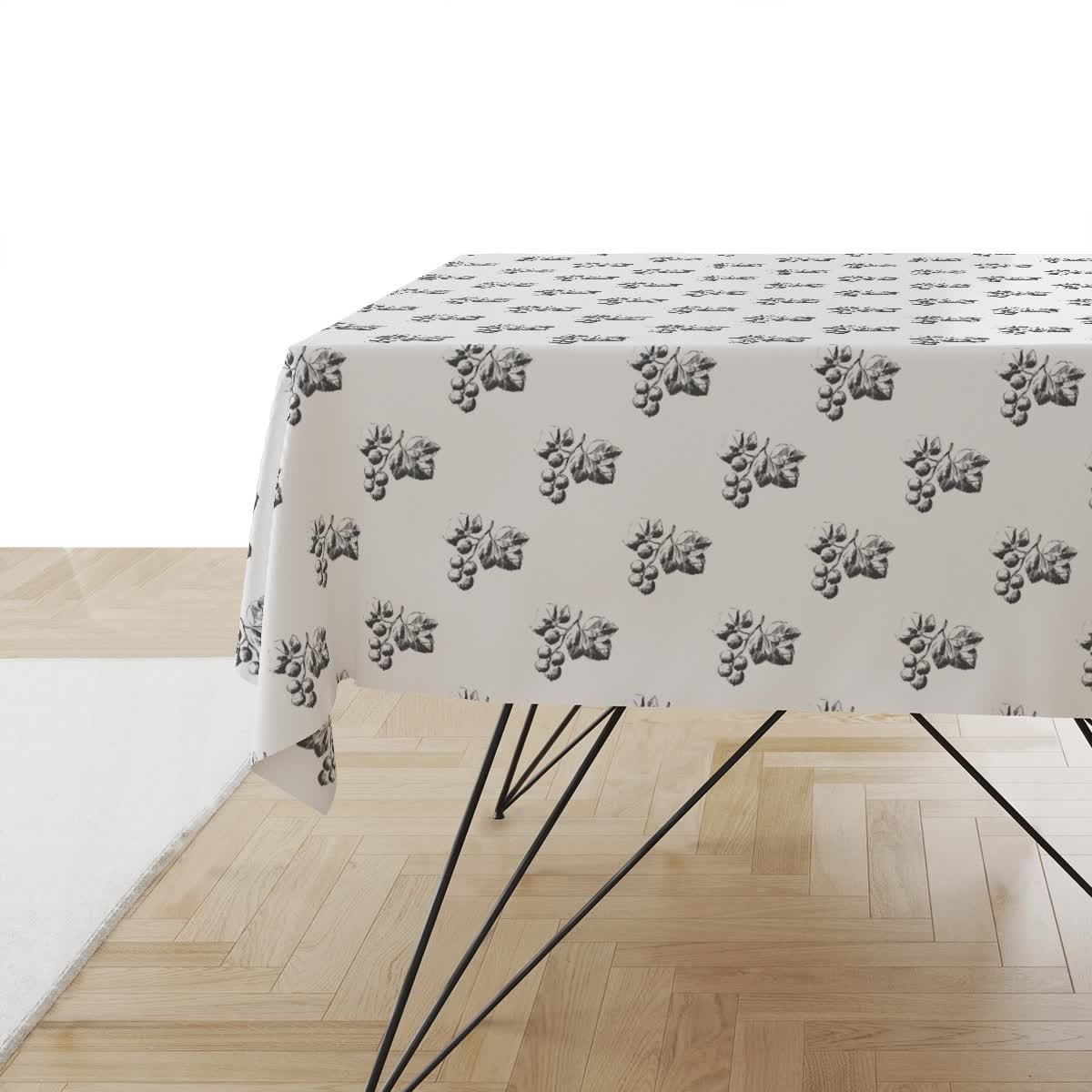 Obrus SUMMER wzór SM38 | czarna porzeczka 150 x 280 cm - Decordruk ...