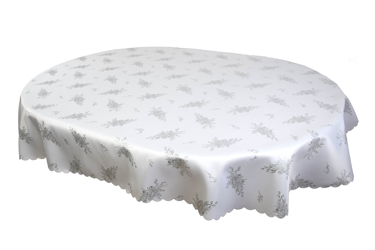OBRUS Świąteczny Owalny Biały 140/300 OBRUSY Wielkanocne Owalne PISANKI - Inna marka | Sklep ...