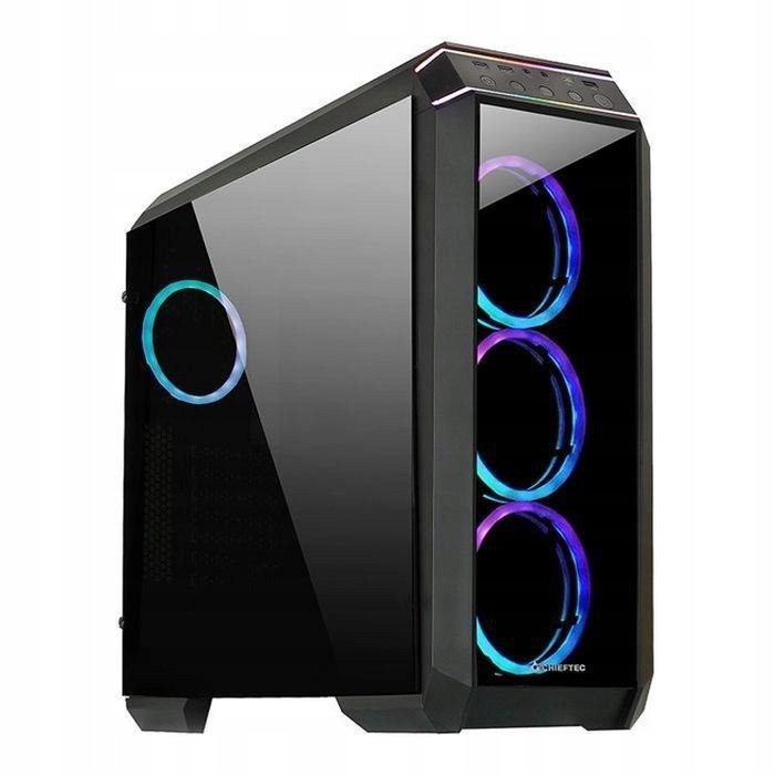 Obudowa Chieftec GP-02B-UC-OP ATX RGB bez zasilacza z oknem - Chieftec | Sklep EMPIK.COM