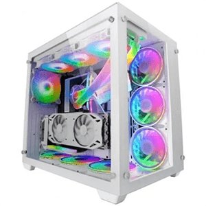 Obudowa do gier MARSGAMING MCX, ATX, szkło hartowane, wentylator RGB ...
