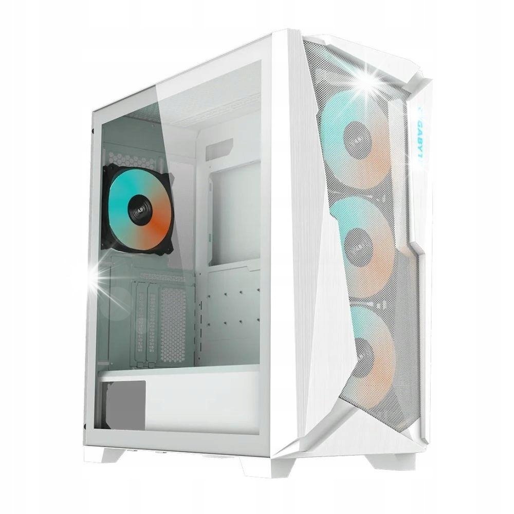 Obudowa do komputera Gigabyte C301 Glass White ARGB Midi Tower ATX Okno ...