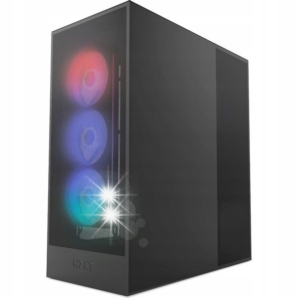 Obudowa do komputera NZXT H7 Flow RGB 2024 Midi Tower ATX Okno Czarna ...