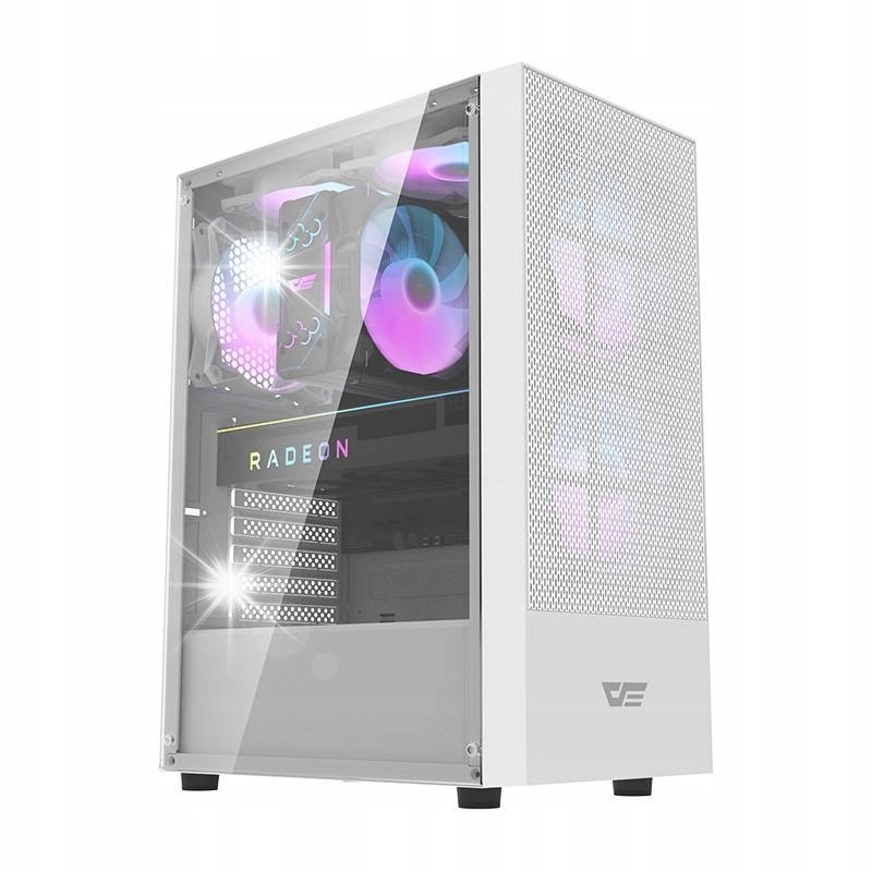 Obudowa komputerowa darkFlash A290 Midi Tower ATX 3 wentylatory RGB ...