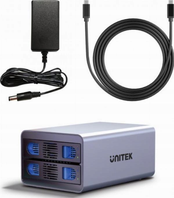 Obudowa Raid Unitek 2.5''/3.5'' Do Dysków Sata Aluminium Szara - Inna marka | Sklep EMPIK.COM