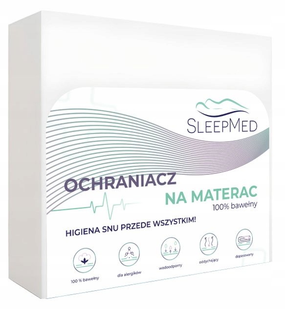 OCHRANIACZ NA MATERAC SLEEPMED 90x200 - Fit.4.Sleep | Sklep EMPIK.COM