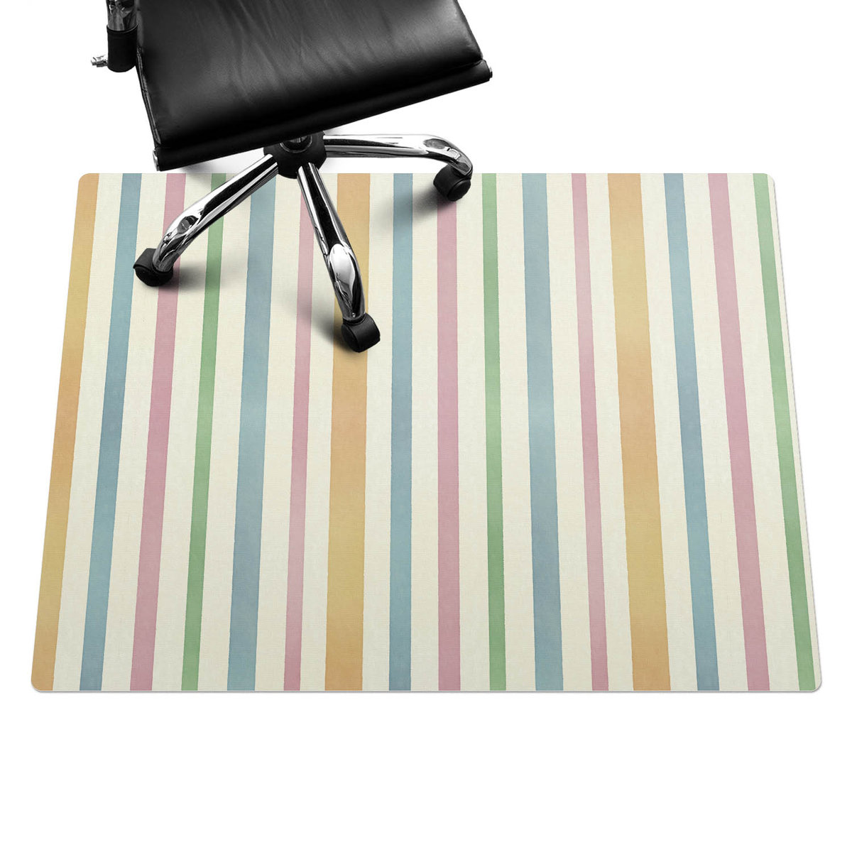 Ochronny winyl pod krzesło - Pastelowe paski 120x90 cm - Tulup | Sklep ...