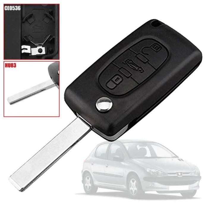 OCIODUAL obudowa pilota z kluczykiem CE0536 HU83 3 przyciski bagażnika ...