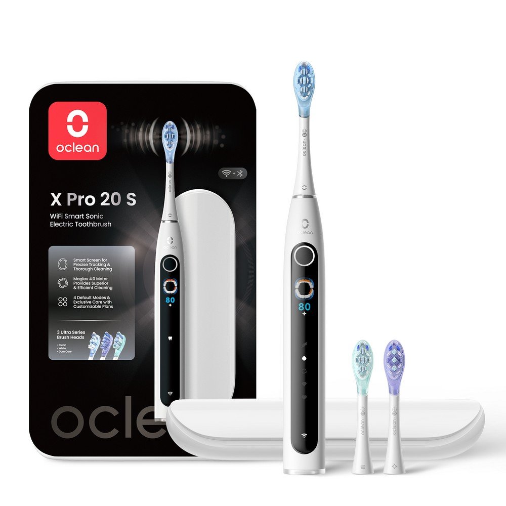 Oclean Szczoteczka Soniczna X PRO 20 SET z etui podróżnym - BIAŁA - Oclean | AGD Sklep EMPIK.COM