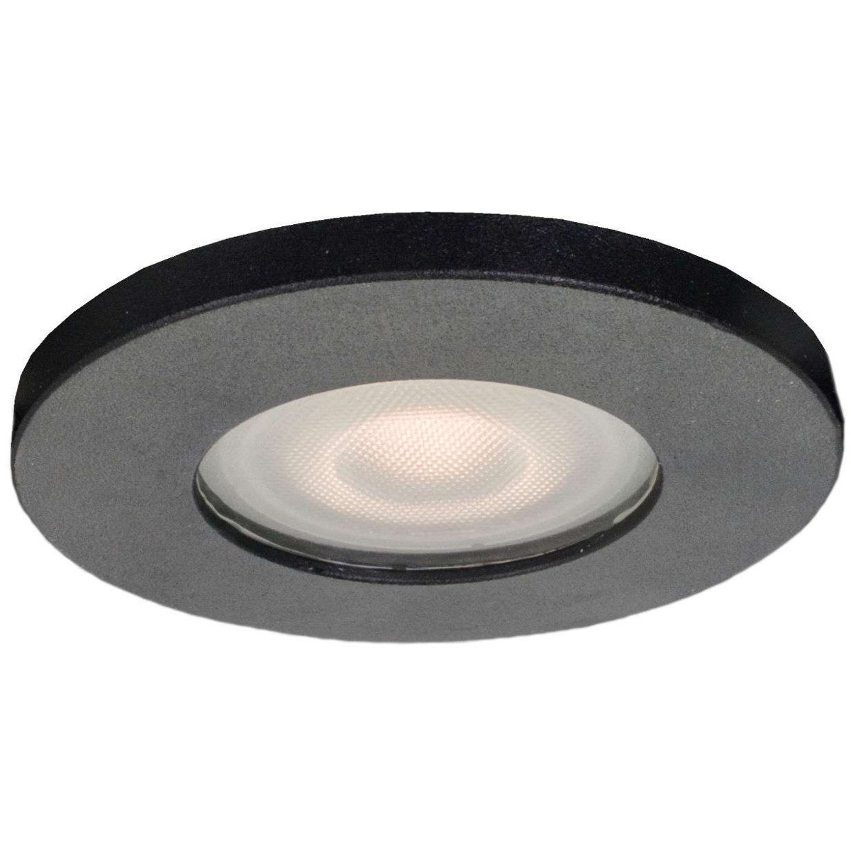 Oczko LAMPA sufitowa LAGOS LP-440/1RS BK round Light Prestige okrągła ...