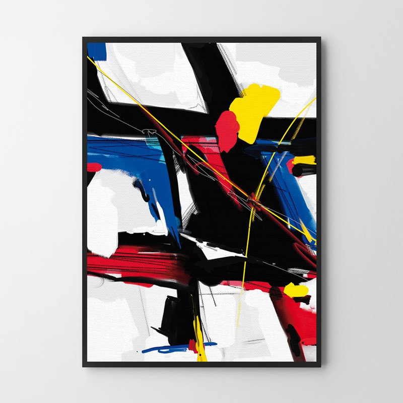 Odcienie Mondriana Płótno 70x100cm - Hog Studio | Sklep EMPIK.COM