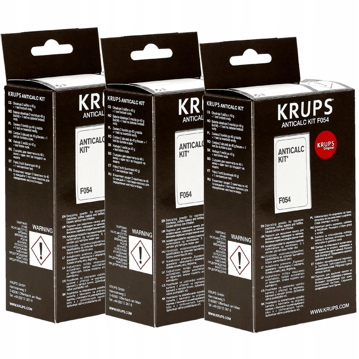 Odkamieniacz Krups F054 X3 Ekspres Do Kawy Zestaw - Krups | Sklep EMPIK.COM
