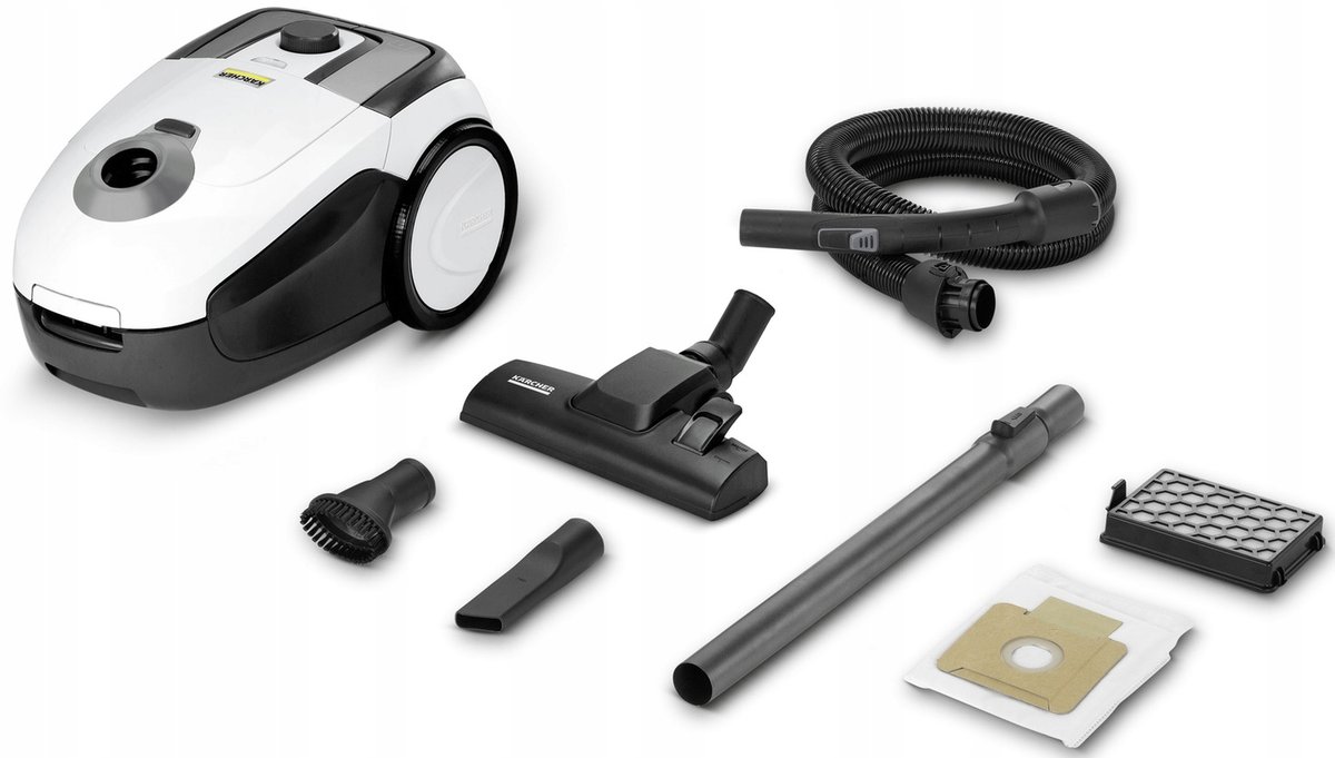 Odkurzacz workowy Karcher VC 2 1.198-035.0 700W Filtr Hepa 13 2,8l Biały - Karcher | AGD Sklep ...