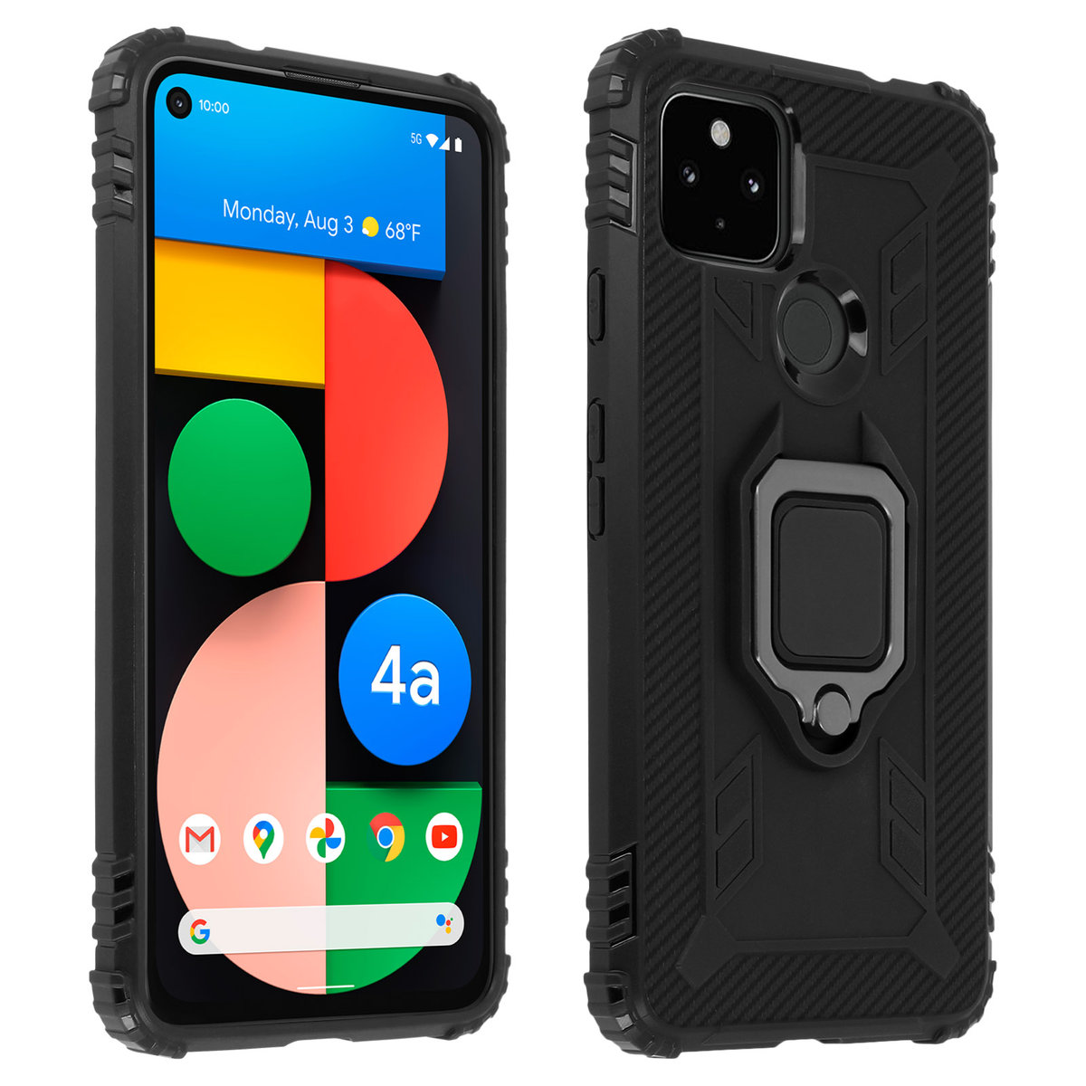 Odporna na wstrząsy hybrydowa obudowa Google Pixel 4A 5G z metalową ...