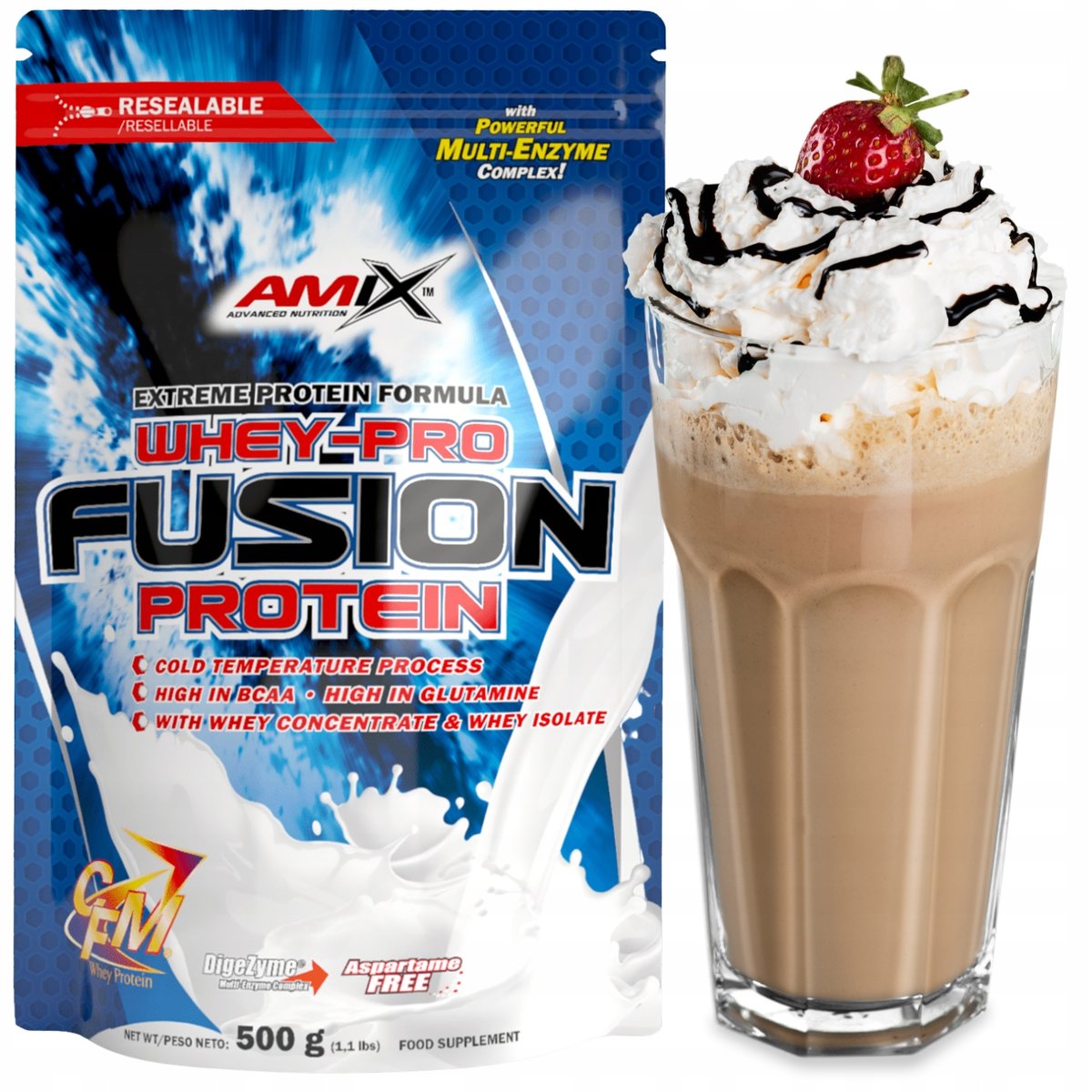 ODŻYWKA BIAŁKOWA WPC Kawowy Odchudzanie 500g Białko WPI Koncentrat Izolat - Inna marka | Sport ...