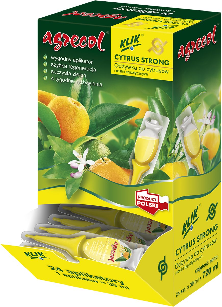 Odżywka do cytrusów AGRECOL Green Strong 24x30ML - Agrecol | Sklep ...