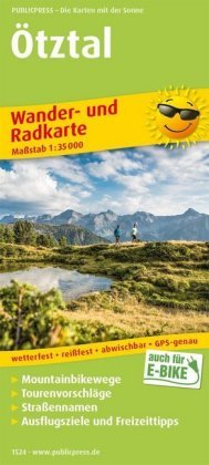 Ötztal Wander- und Radkarte 1 : 35 000 - Publicpress | Książka w Empik