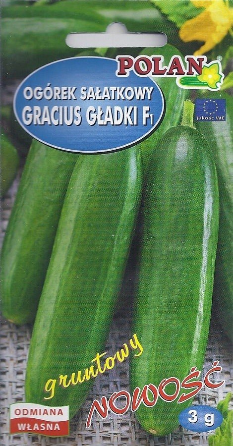 Ogórek gruntowy Gracius Gładki F1 3 g POLAN - PlantiCo | Sklep EMPIK.COM