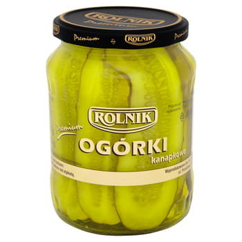 Ogórki kanapkowe Rolnik 720 ml - Rolnik | Sklep EMPIK.COM