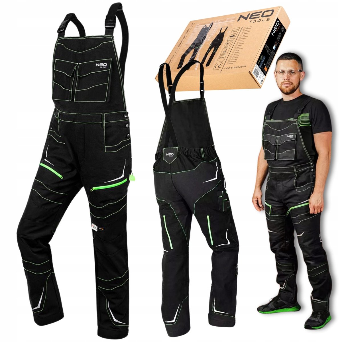 Ogrodniczki spodnie robocze Premium PRO rozmiar XS NEO 81-249-XS - Neo ...