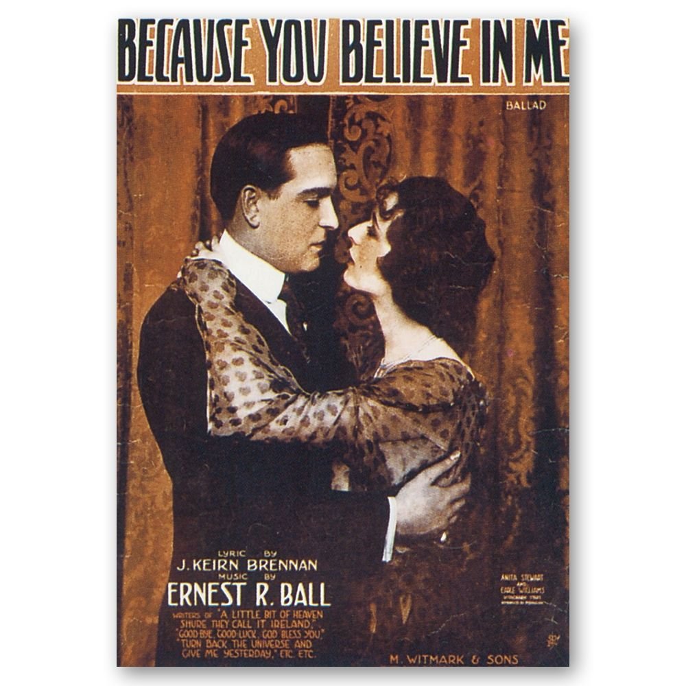 Okładka muzyczna Because You Believe In Me 50x70 - Legendarte | Sklep ...