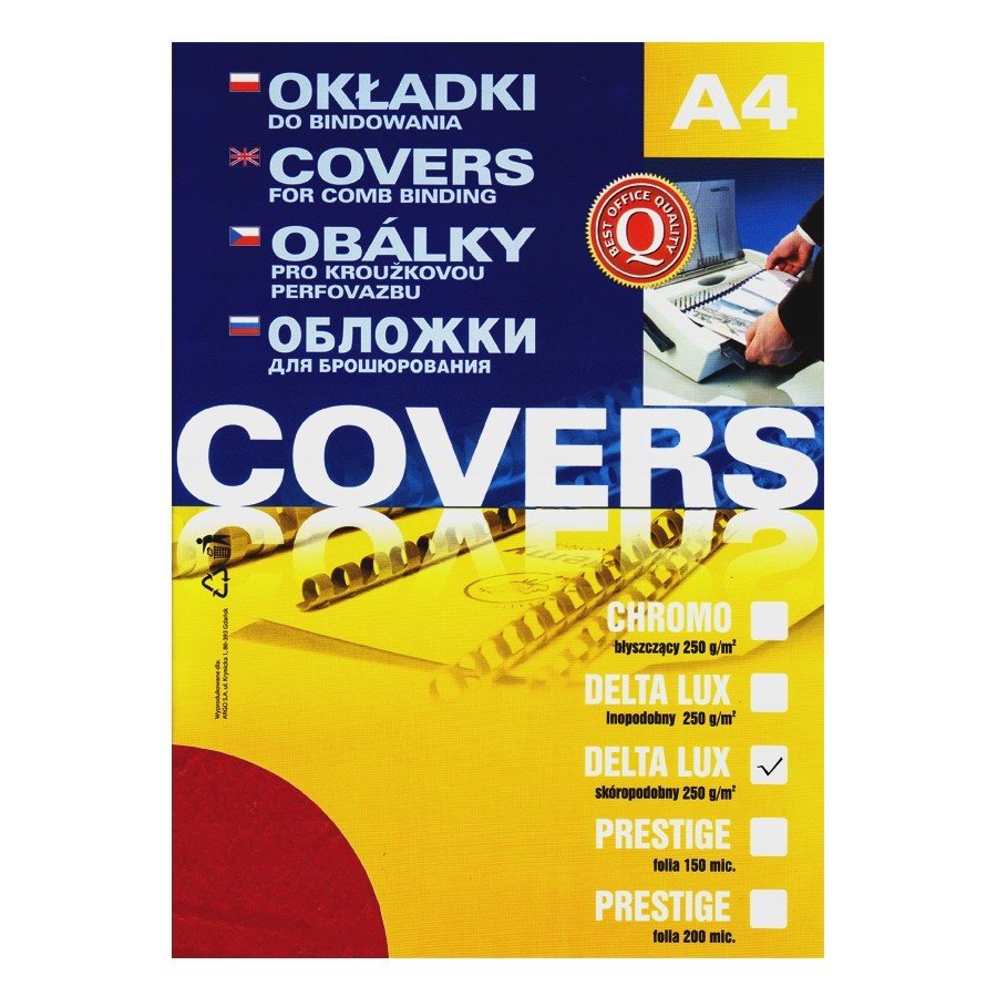 Okładki czerwone do bindowania Argo A4 - Argo | Sklep EMPIK.COM