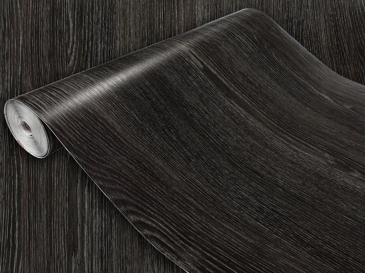 Okleina Samoprzylepna Meblowa Heban Na Meble Drzwi Szafę 90x1500 ...