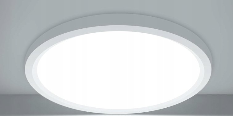 Okrągła lampa LED biała 15W 5000K 4 sztuki - Inna marka | Sklep EMPIK.COM