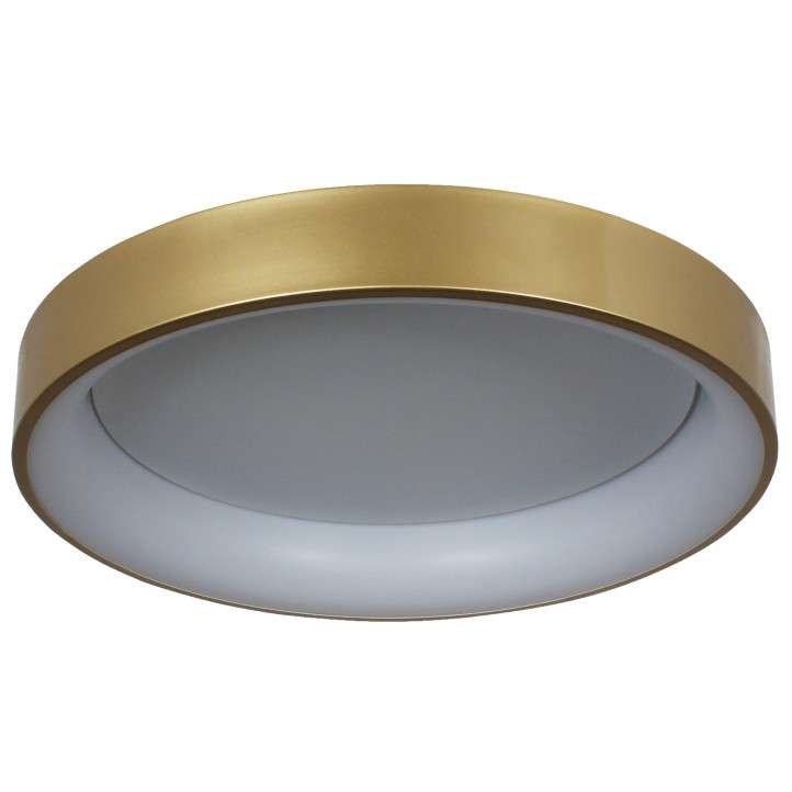 Okrągła LAMPA sufitowa GEORGIA LP-049/1C GD Light Prestige metalowa ...