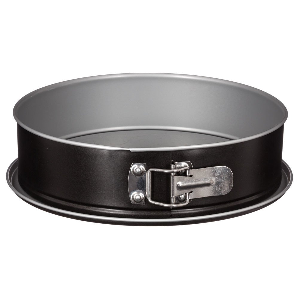 Okrągła metalowa forma do ciast tortownica, 26 cm, czarny - Secret de ...