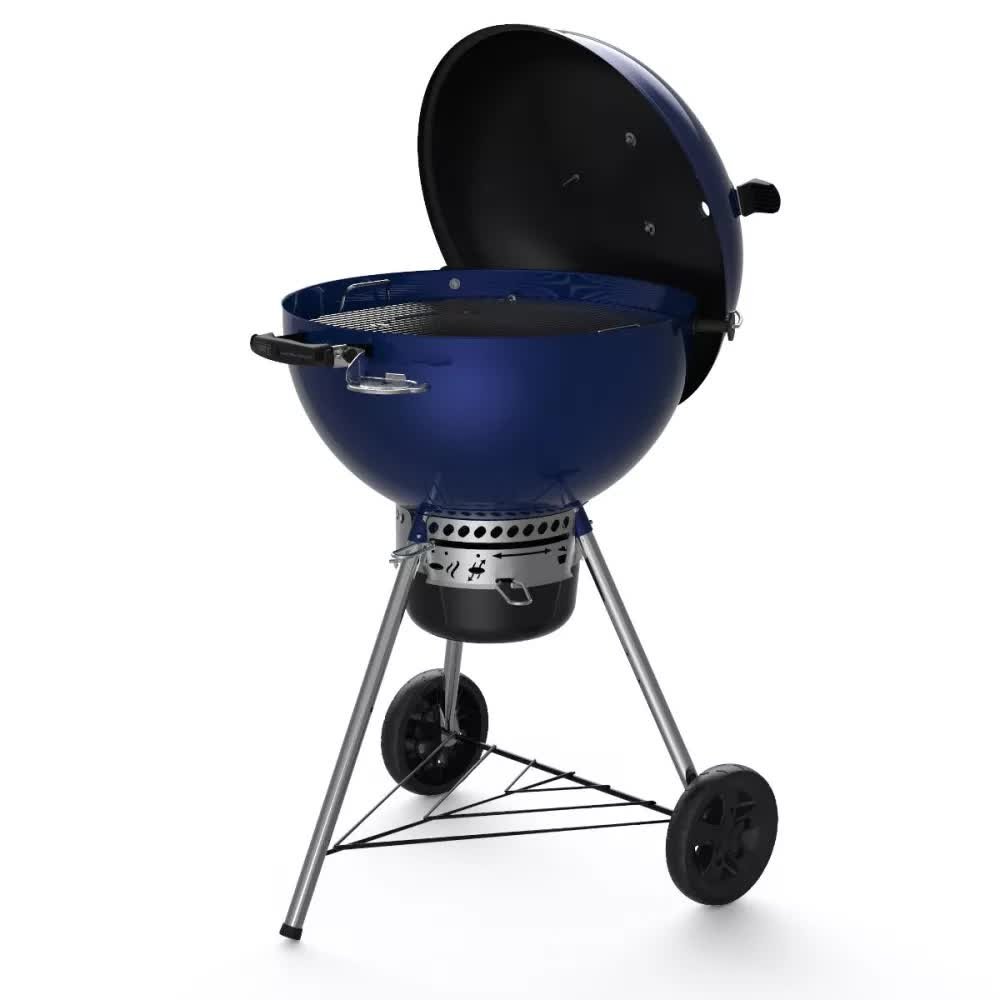 Okrągły GRILL WĘGLOWY grill Weber Master-Touch GBS C-5750 Ocean Blue ...