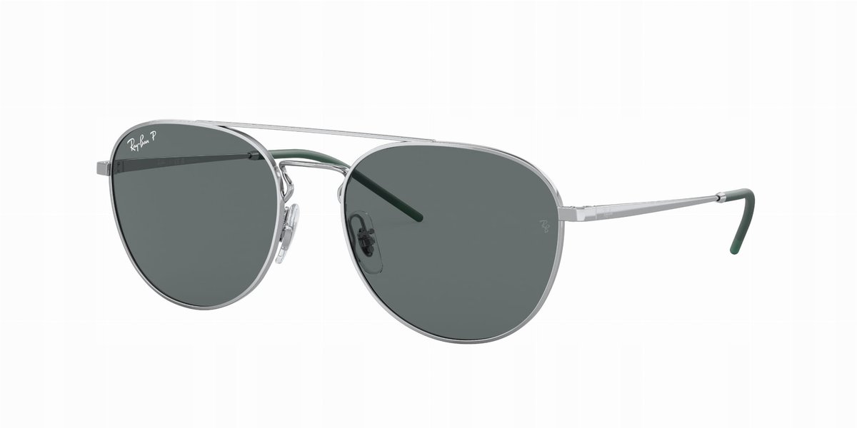 Okulary Ray-Ban Silver Dark Grey Polarized RB3589 925181 - Ray-Ban ...