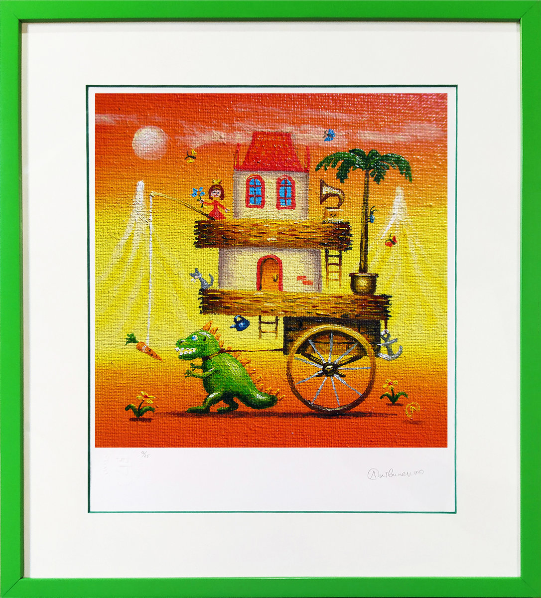 Oleg Litvinenko. Inkografia pt. Księżniczka i smok - Galeria Sztuki Foksal 17 | Sklep EMPIK.COM